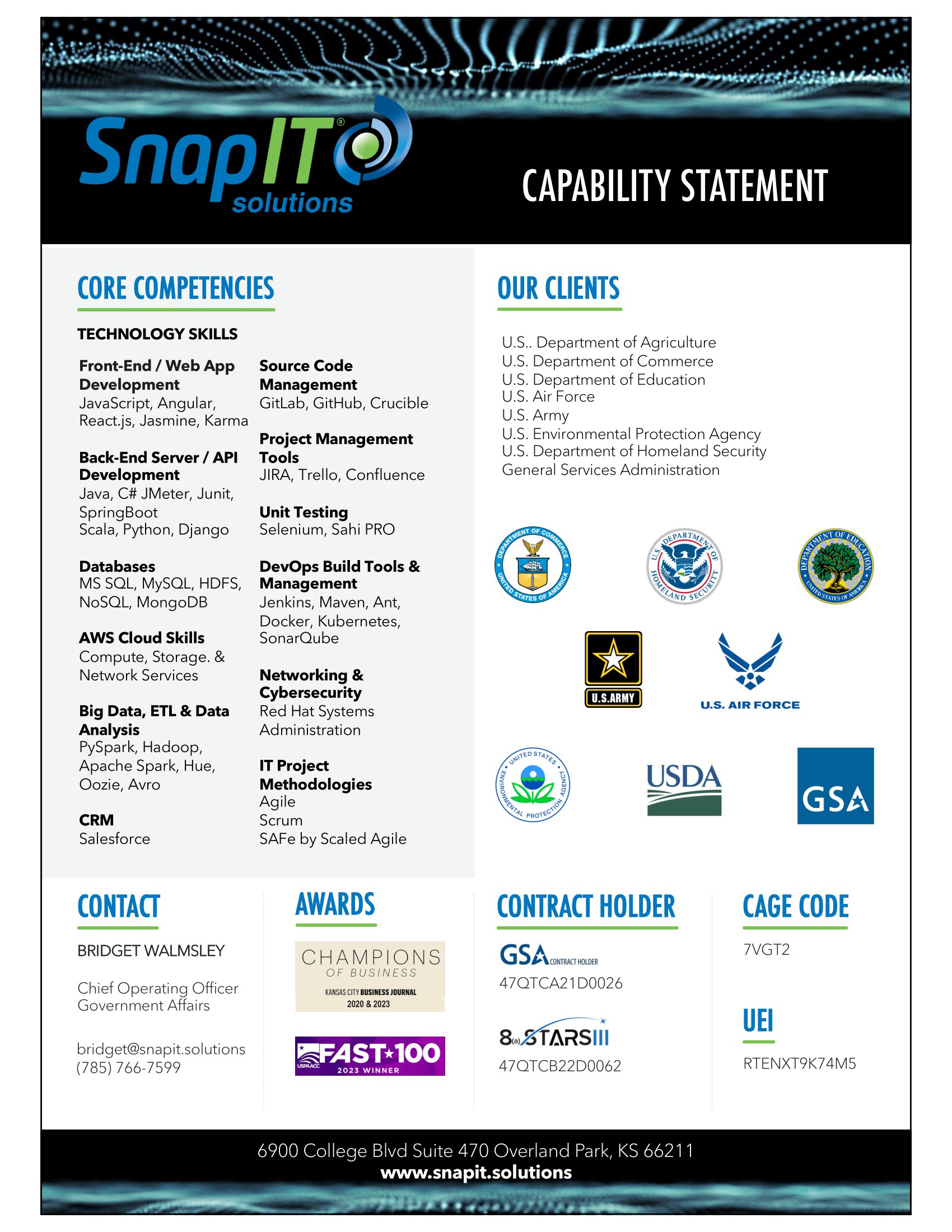Capability Statement – SnapIT Solutions
