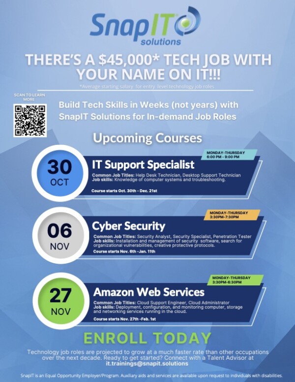 Upcoming Courses 2023 – SnapIT Solutions